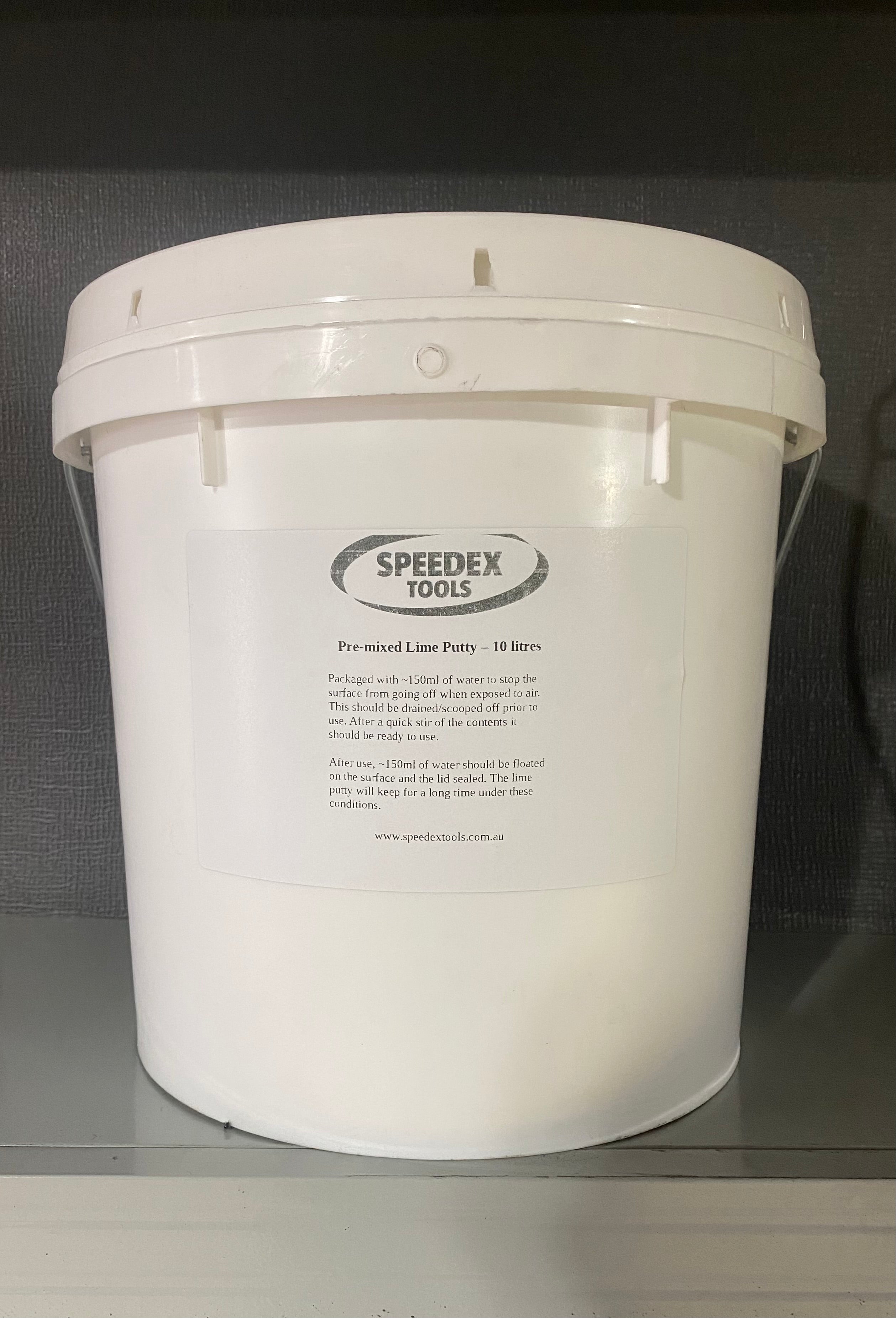 Pre-Mixed Lime Putty – 10 litres – Speedex Tools