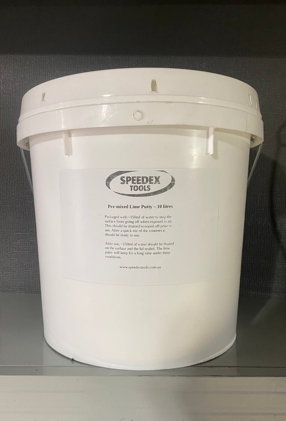 Pre-Mixed Lime Putty – 10 litres – Speedex Tools