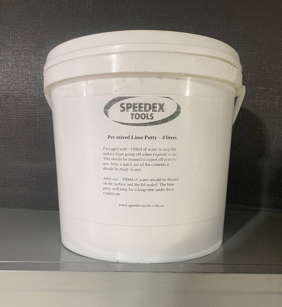 Pre-Mixed Lime Putty – 4 litres – Speedex Tools